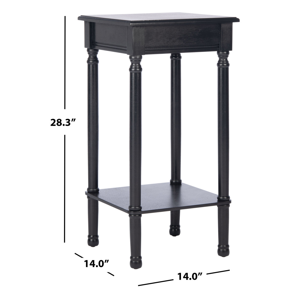 Sand & Stable Peters 28.25'' Tall End Table | Wayfair