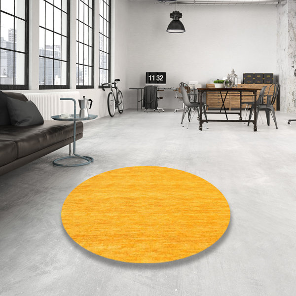 World Menagerie Shoop Mustard Yellow Rug | Wayfair