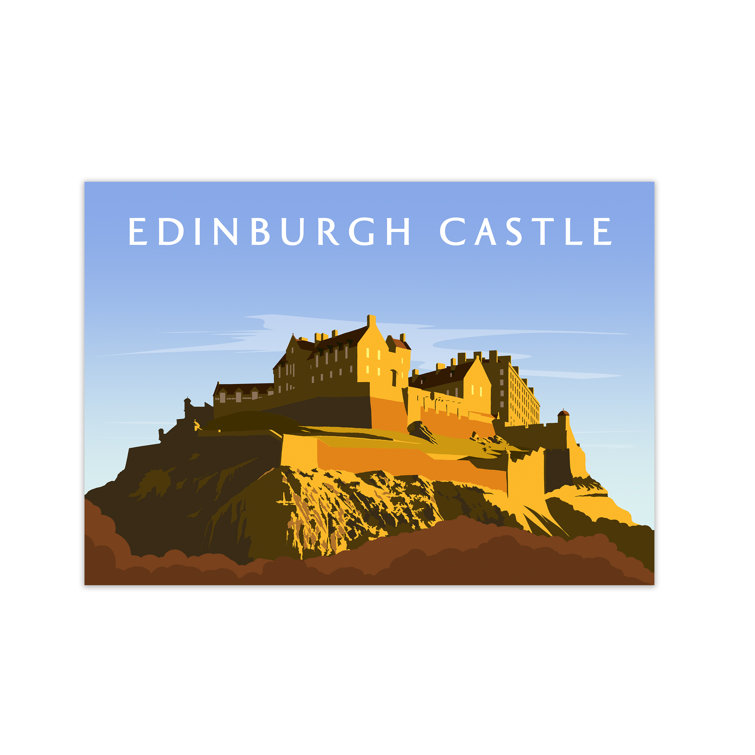 Corrigan Studio Edinburgh Castle by Richard O'neill - Print | Wayfair.co.uk