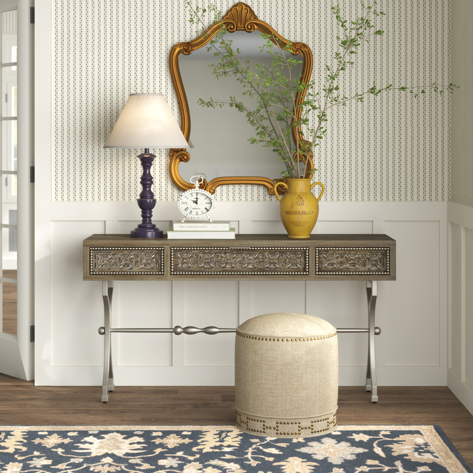 Lark Manor Bach 60'' Console Table & Reviews | Wayfair