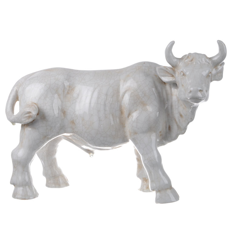 Darby Home Co Ceramic Cow Figurine | Wayfair