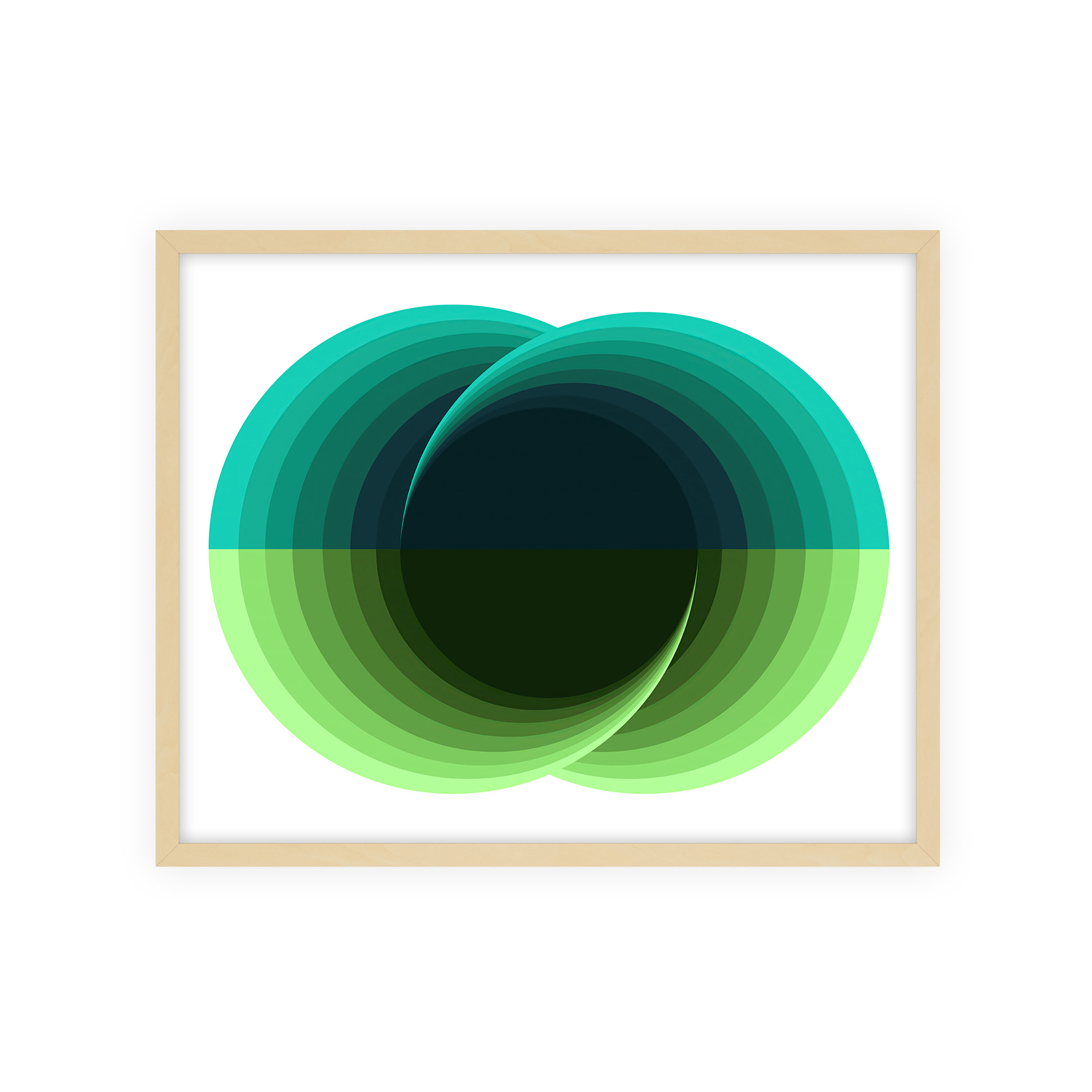 Nature Creative Abstract Nature Shapes Wall Art | Wayfair