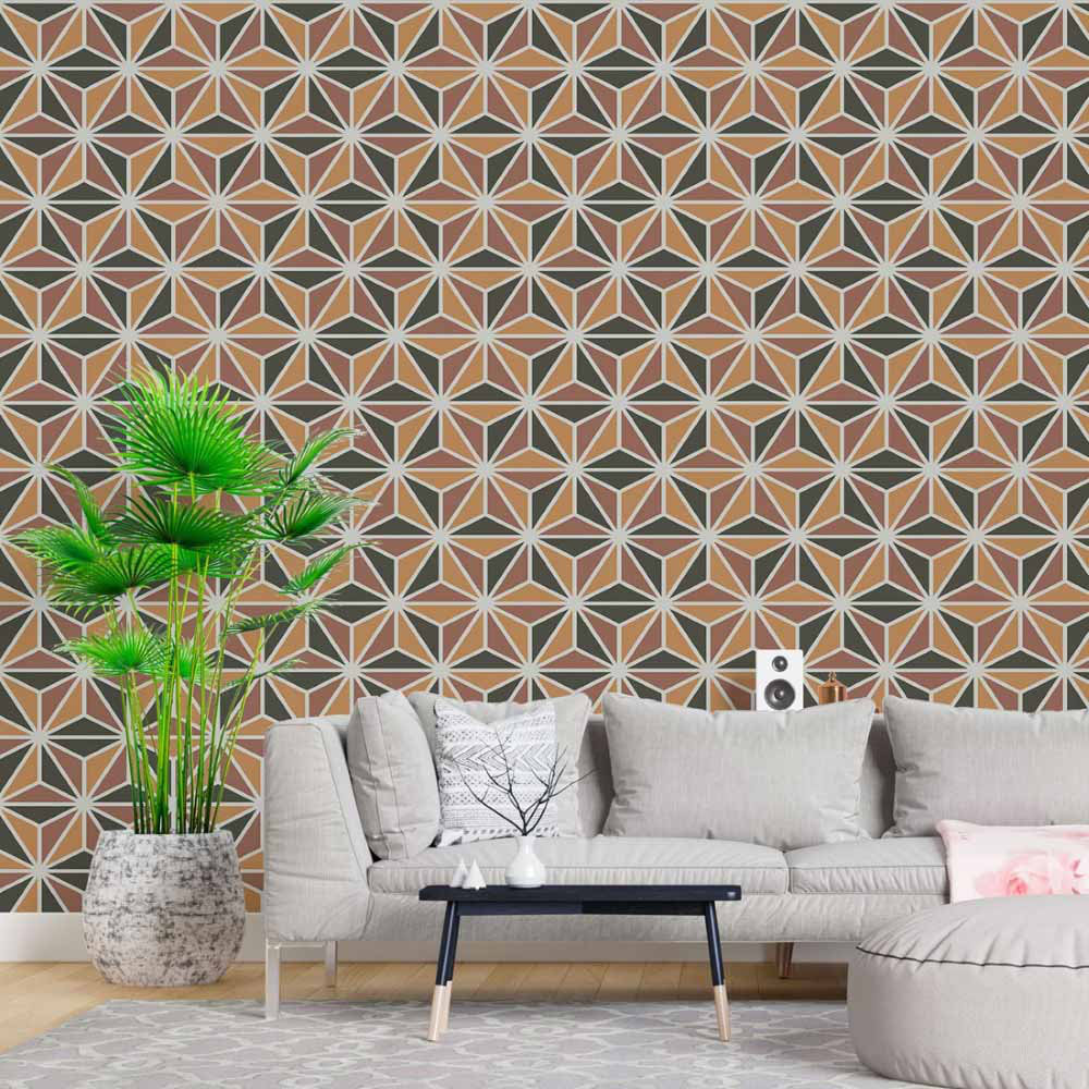 George Oliver Destinny Peel & Stick Geometric Wallpaper | Wayfair