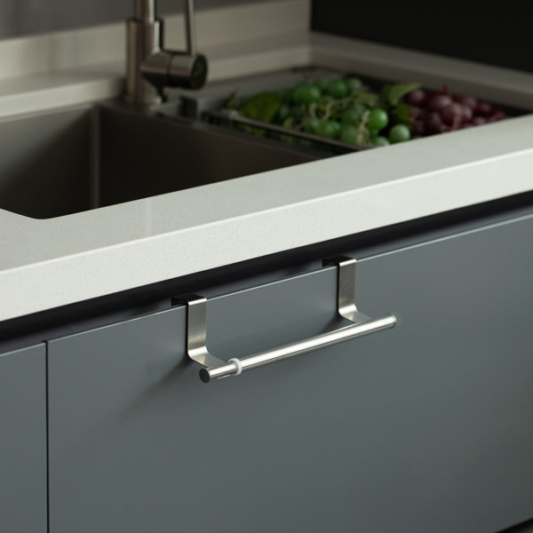 Basicwise Chrome Over The Door Extendable Towel Holder Rack For The ...