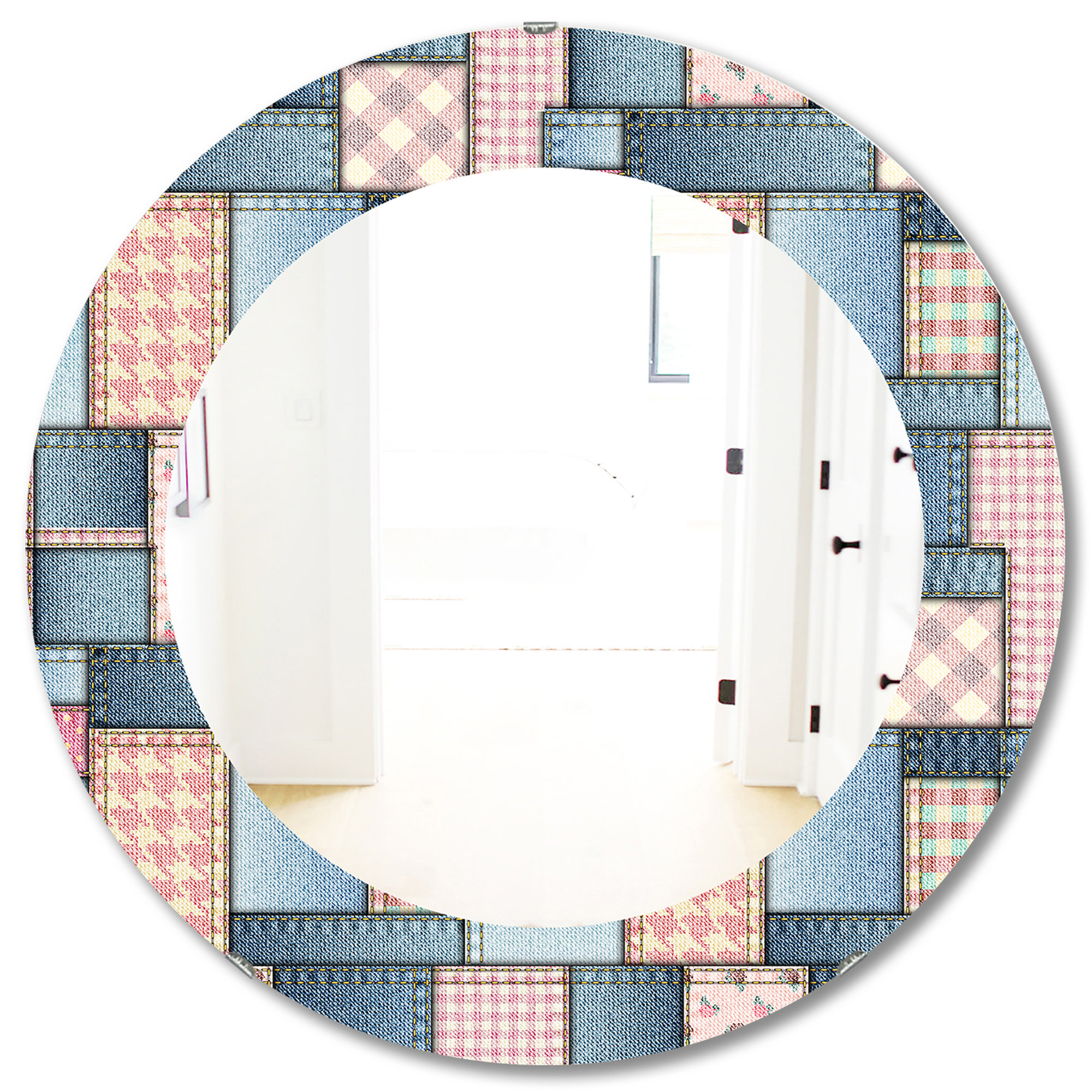 East Urban Home Patchwork Wall Mirror | Wayfair