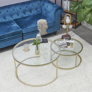 Wayfair | Gold Round Coffee Tables You'll Love in 2022