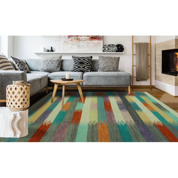 Union Rustic Winchester Kilim Eimy Rust Rug | Wayfair