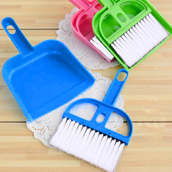 BONYOUN Plastic Broom and Dustpan Set | Wayfair