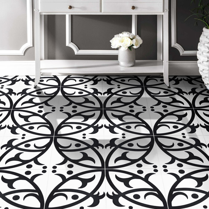 Moroccan Mosaic Tile House Hocima 8" x 8" Cement Patterned Wall & Floor ...