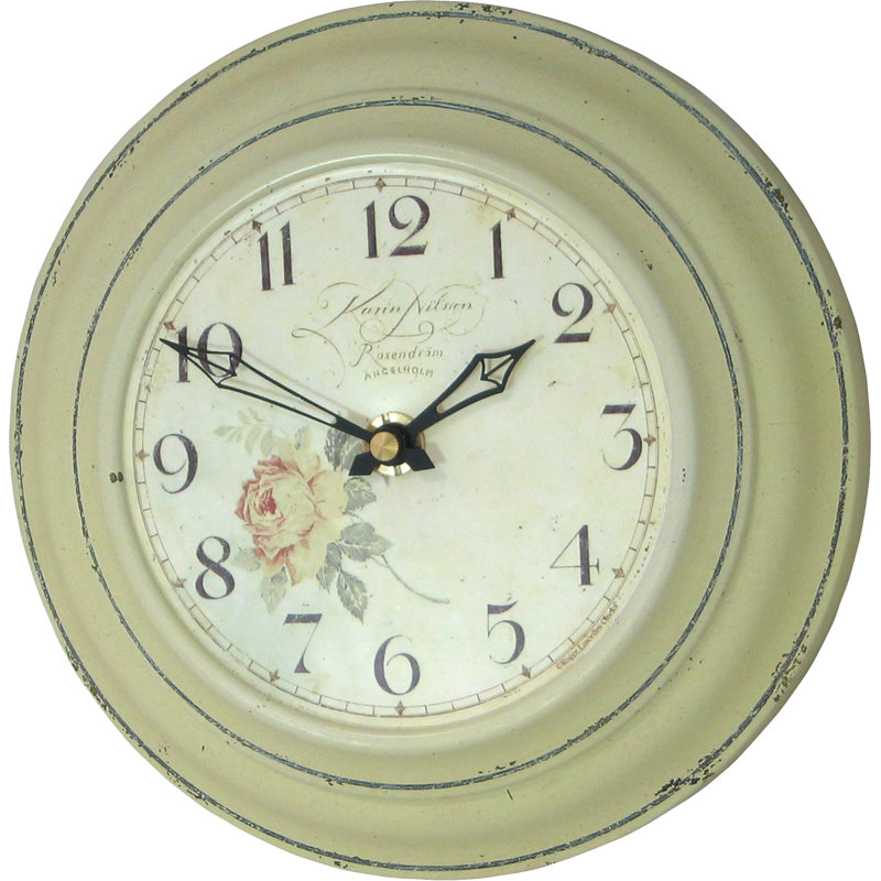 Roger Lascelles Clocks 18.5cm Tin Karin Nilsson Dial Wall Clock ...