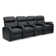 Latitude Run® Diesel Leather Home Theater Row Seating (Row of 4) | Wayfair