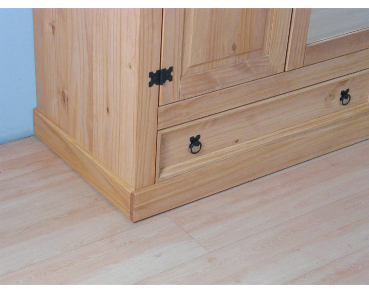 Union Rustic Myers 5 Door Solid Wood Wardrobe | Wayfair.co.uk