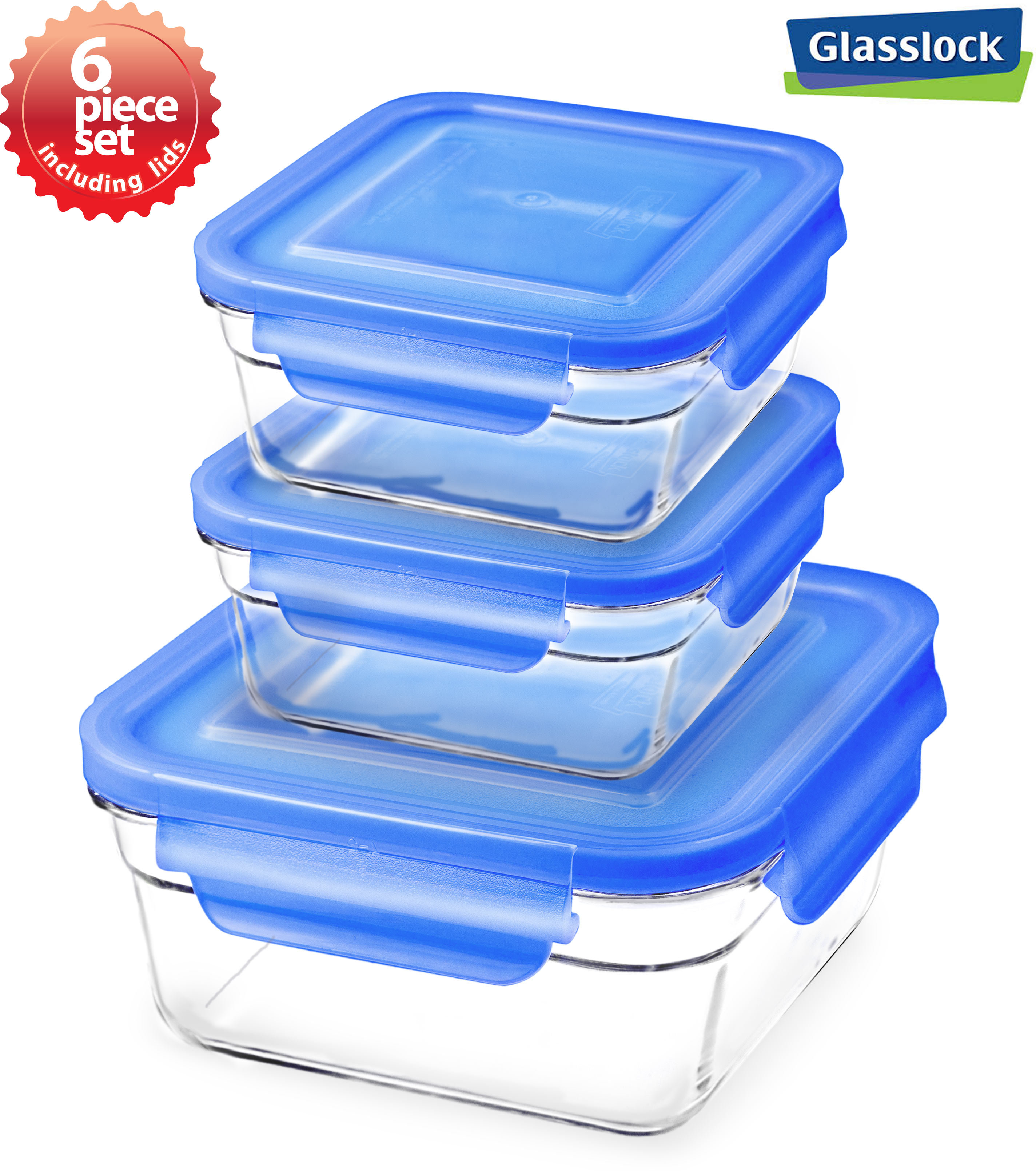 Glasslock Container Food Storage Set with Lid & Reviews | Wayfair