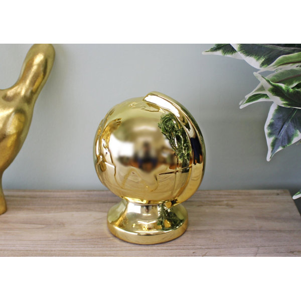 Fairmont Park Ceramic Globe Money Box Kaylyn | Wayfair.co.uk