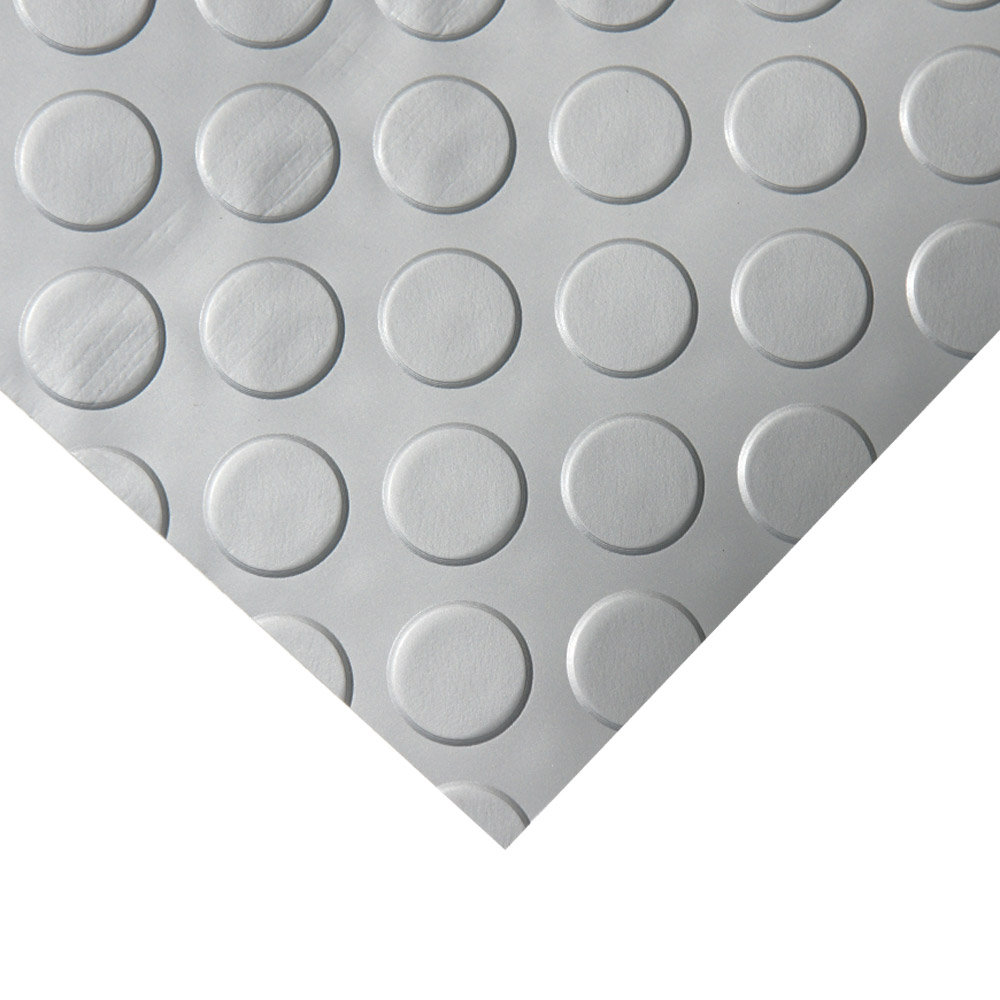 Rubber-Cal, Inc. Metallic Coin-Grip 4 ft. x 10 ft. Garage Flooring Roll ...