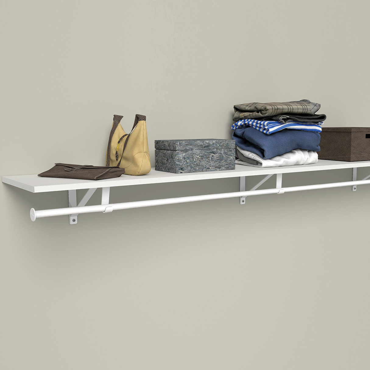 ClosetMaid Wall Shelf with Closet Rod & Reviews - Wayfair Canada