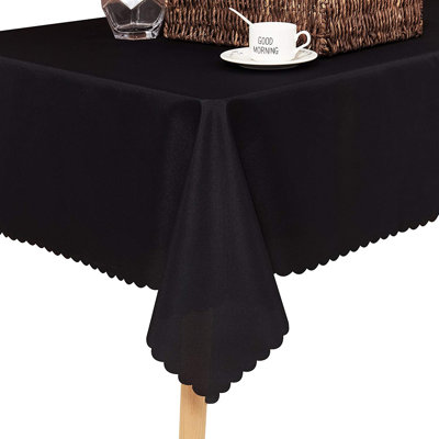 Black Tablecloth Table Linens You'll Love in 2019 | Wayfair