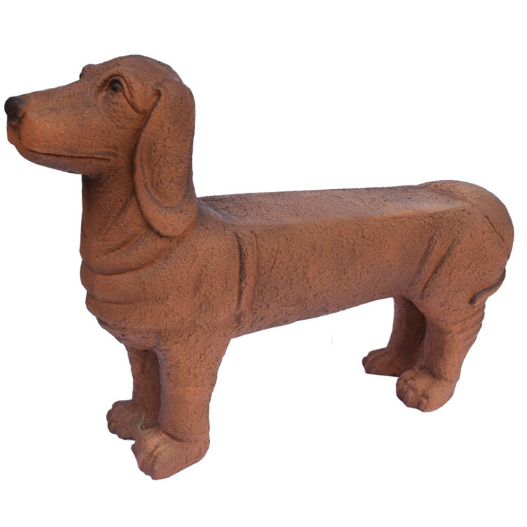 Red Barrel Studio® Seawright Dog Plastic Garden Bench & Reviews ...