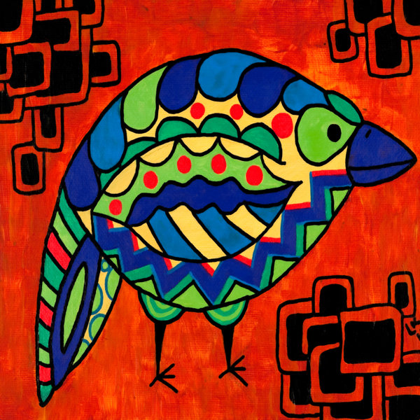 Red Barrel Studio® Lara Kulpa Bird by - Wrapped Canvas Painting | Wayfair