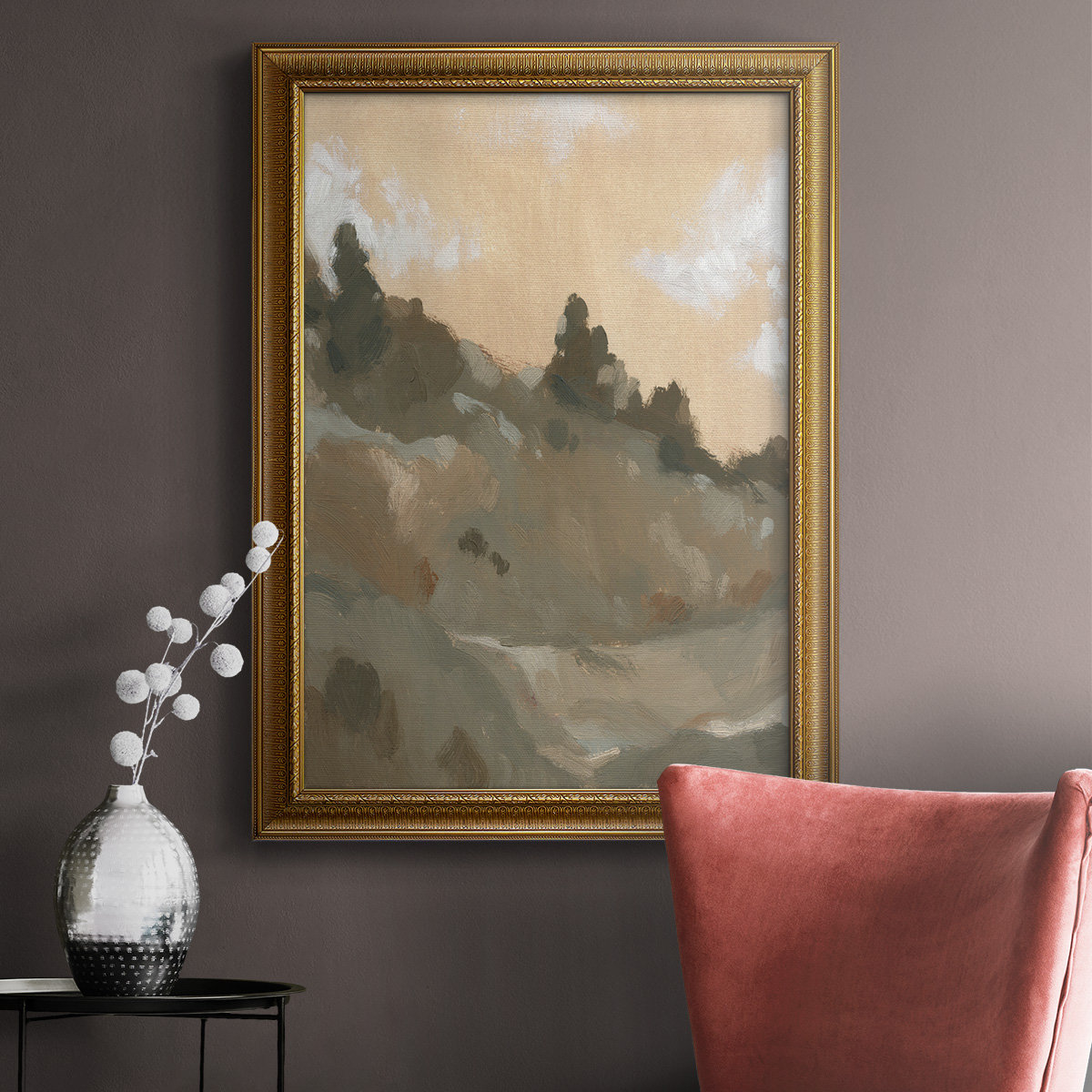 Red Barrel Studio® Hillside Walking Path II Premium - Picture Frame ...