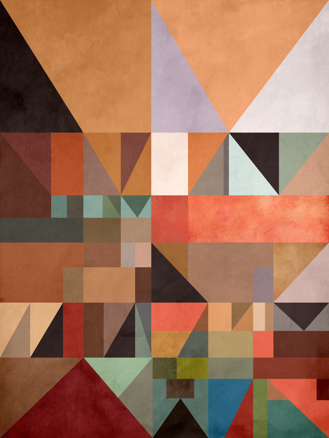 Made & Curated Angel Estevez Multiple Triangles by Angel Estevez ...