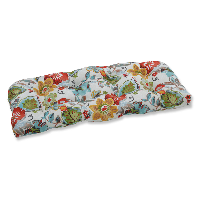 Pillow Perfect Outdoor Pillow Perfect Wicker Indoor/Outdoor Bench ...