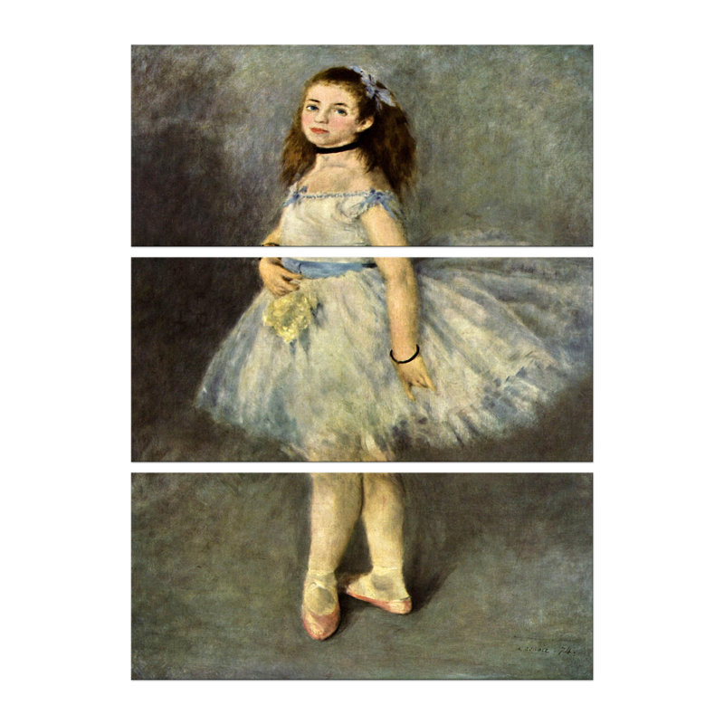 East Urban Home 'The Ballet Dancer' by Pierre Auguste Renoir 3 Piece ...