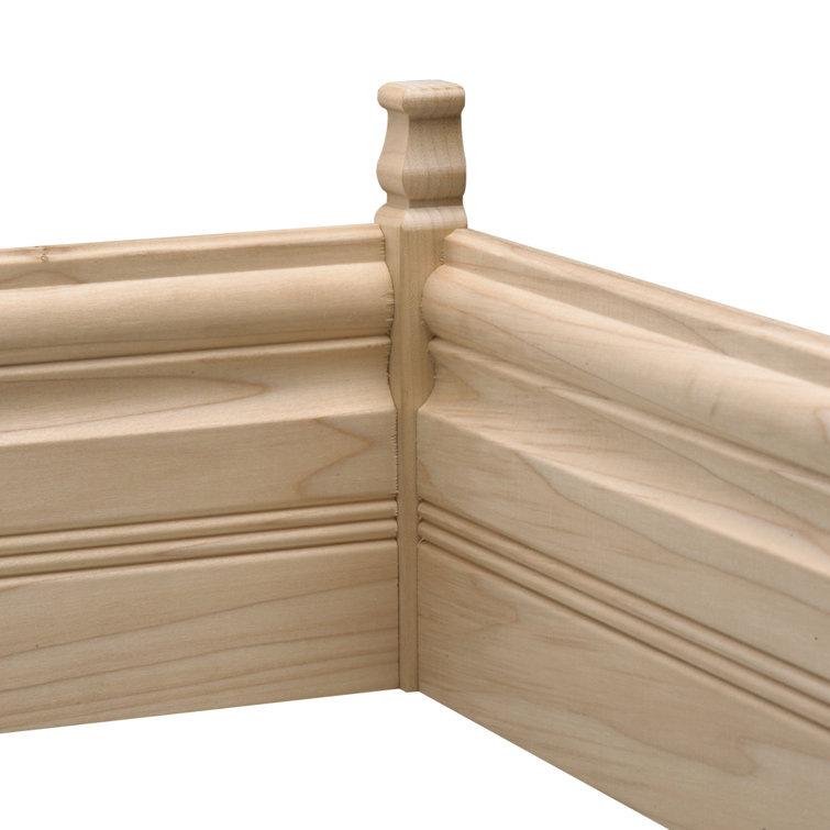 Ornamental Mouldings Pine Inside Base Connector Floor Moulding 6.75" H ...