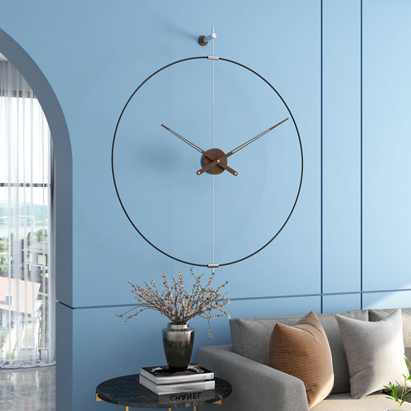 Wall-clock-wrought-iron- | Wayfair