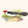 MH Handel Throated Or Lesser Cardinal - Wrapped Canvas Painting | Wayfair