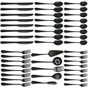 Black Flatware Sets & Black Silverware | From $30 Until 11/20 | Wayfair