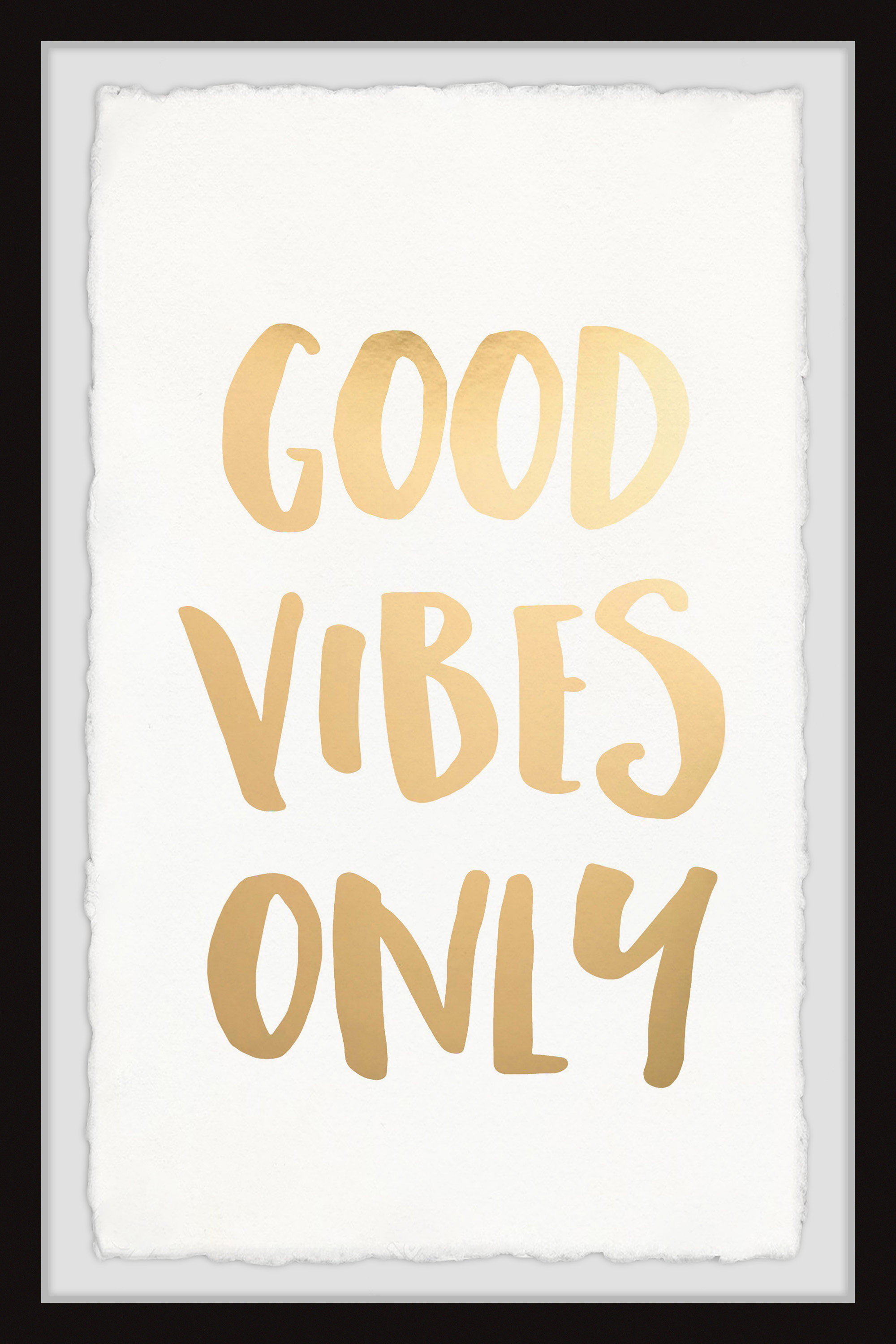 Ebern Designs Gold Vibes by Nemanja Simic - Picture Frame | Wayfair
