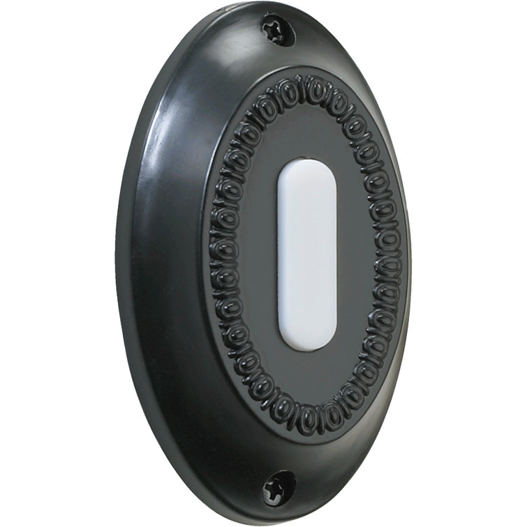 Charlton Home® Basic Oval Push Button in Old World & Reviews - Wayfair ...