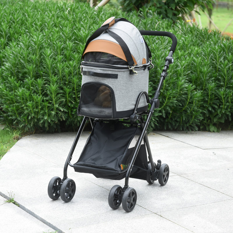 Pawhut Stroller with Detachable Carrier & Reviews | Wayfair