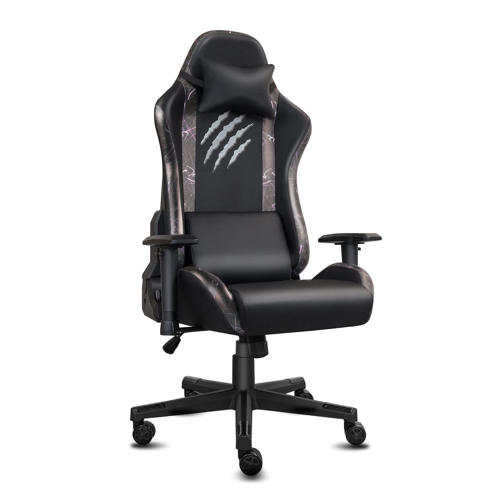 Inbox Zero Adjustable Reclining Ergonomic Swiveling PC & Racing Game ...