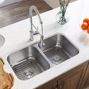 Wayfair | Double Undermount Kitchen Sinks You'll Love in 2022