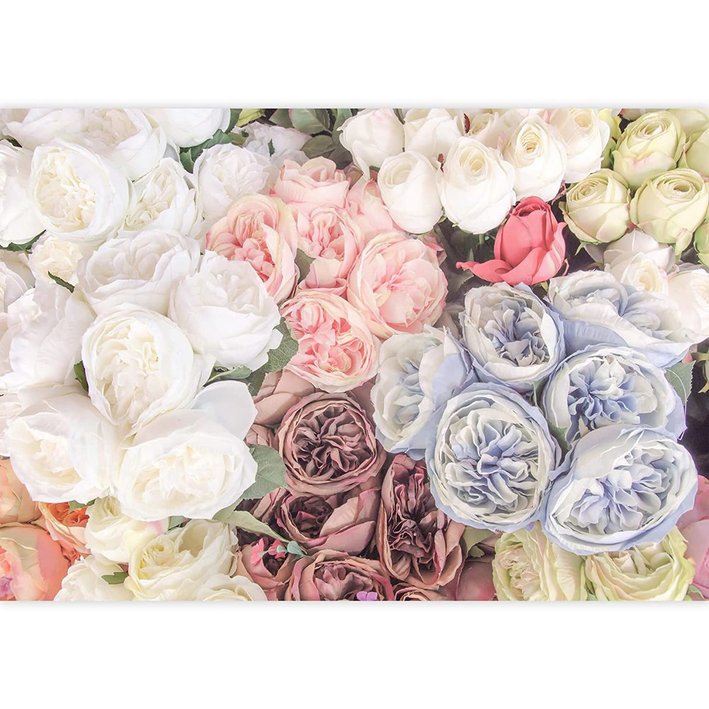 IDEA4WALL Romantic Rose Flowers Wall Mural | Wayfair