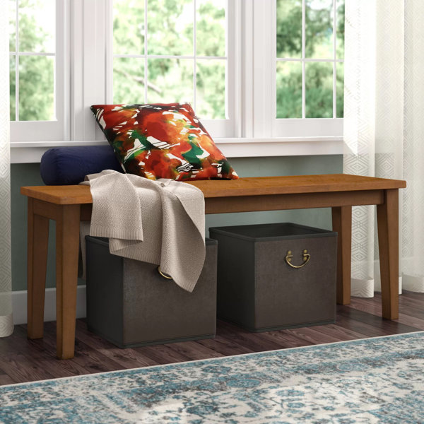 Lark Manor Chaffin Solid Wood Bench & Reviews | Wayfair