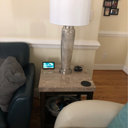Lark Manor Claiborne 24'' Tall Genuine Marble End Table & Reviews | Wayfair
