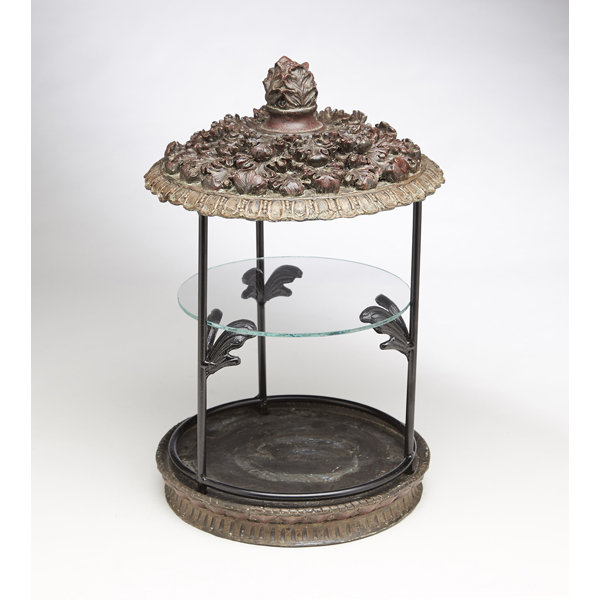 AA Importing 11'' W Metal Tower Display Case - Wayfair Canada