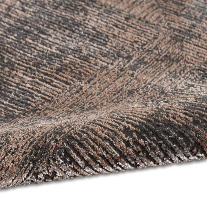 Calvin Klein Irradiant Performance Black/Brown Rug | Wayfair
