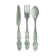 One Allium Way® 3 Piece Galvanized Metal Fork Spoon Knife Kitchen Wall ...