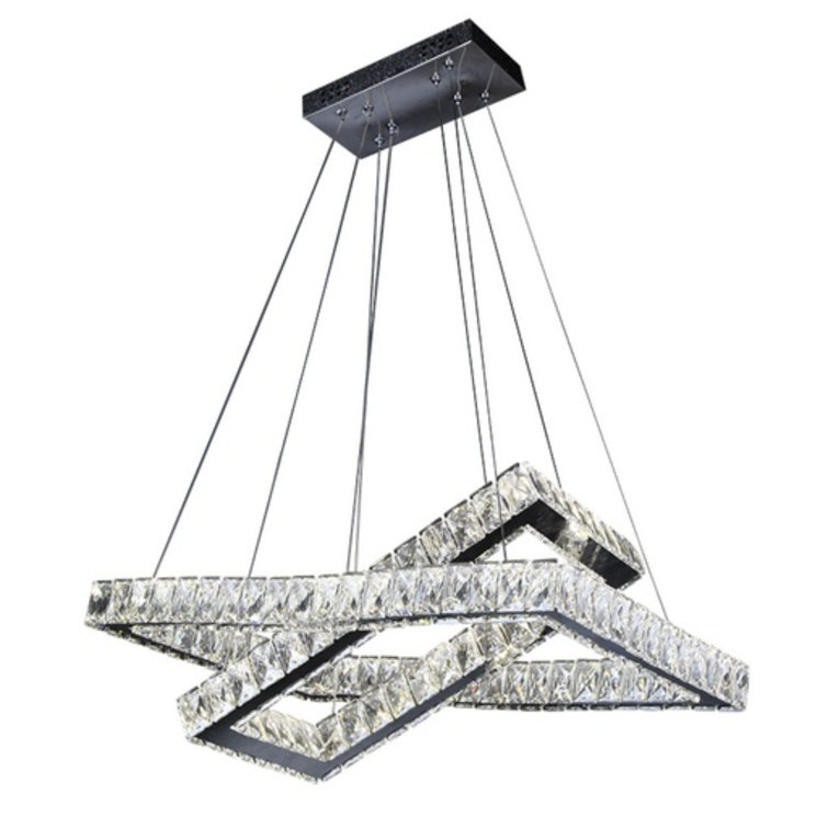 Fairmont Park Chetram 1-Light Crystal LED Chandelier | Wayfair.co.uk