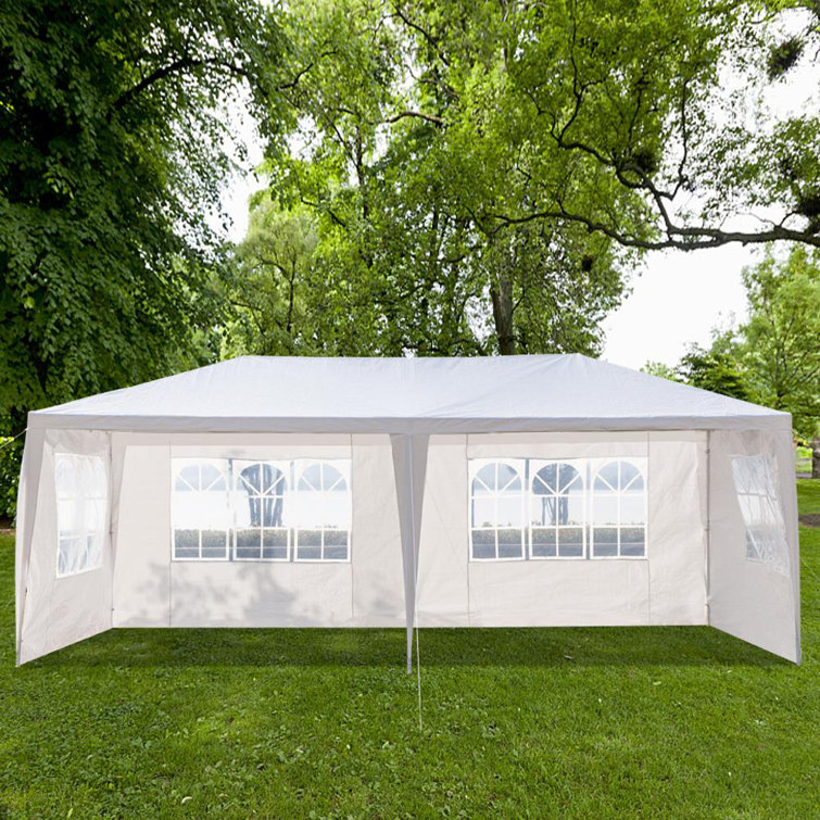 Zimtown 10 Ft. W x 20 Ft. D Steel Party Tent & Reviews | Wayfair