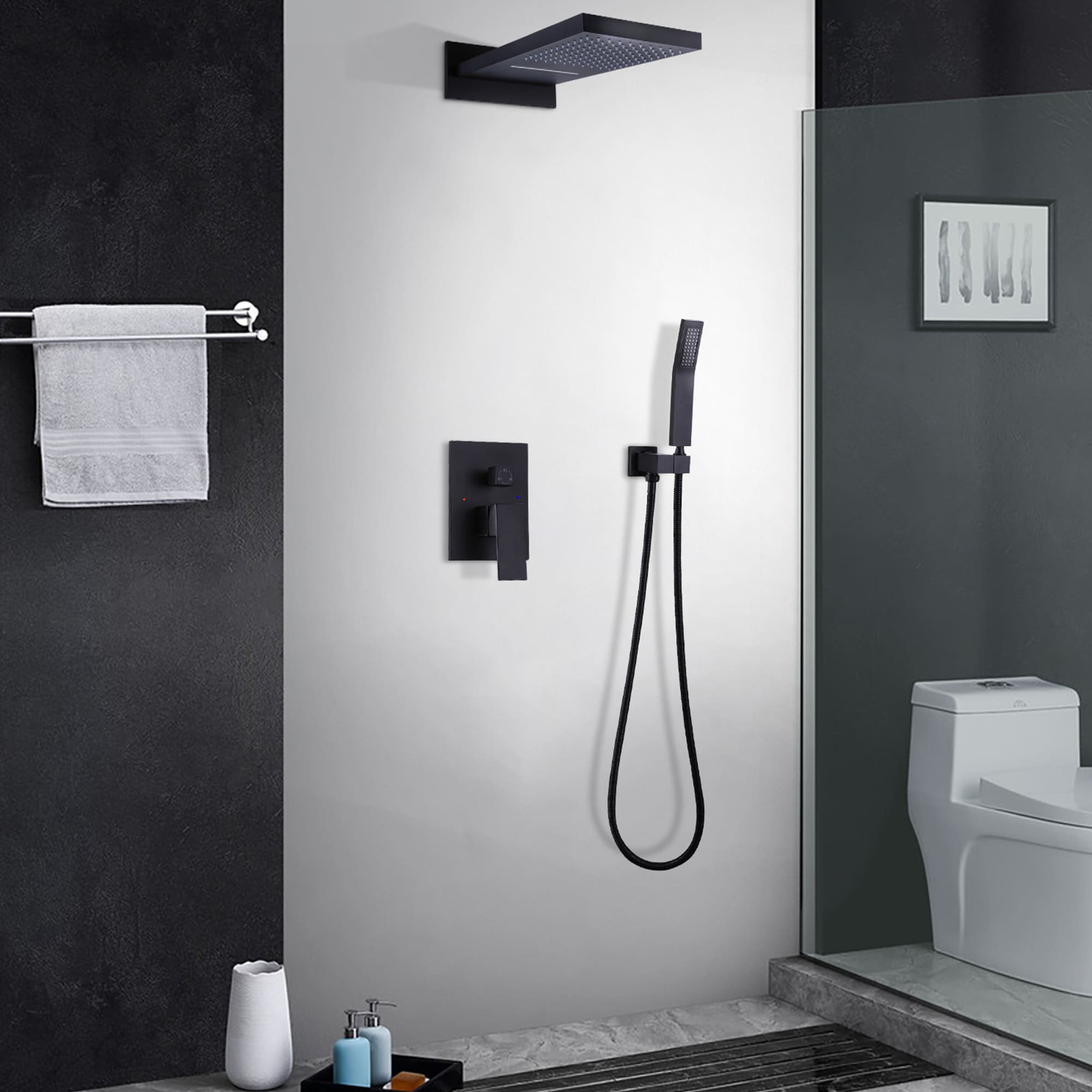 KIKO HOME Complete Shower System with Rough-in Valve | Wayfair