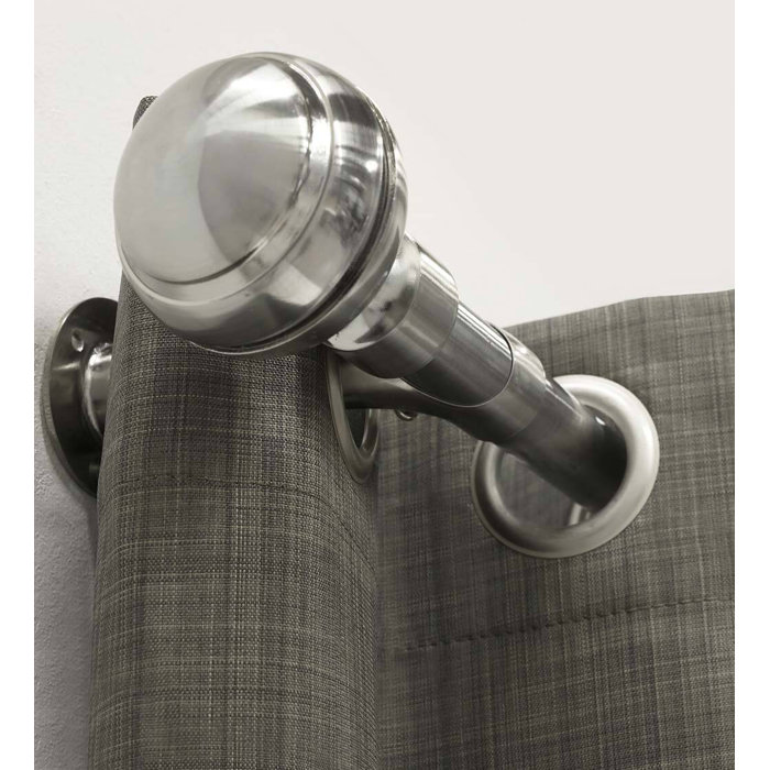 Plow & Hearth Thermaplus Blackout Adjustable Grommet Curtain Rods ...