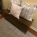 Three Posts™ Sherry Wood Flip Top Storage Bench & Reviews | Wayfair