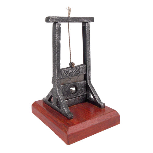 Design Toscano Desk-Sized Guillotine Sculpture & Reviews | Wayfair