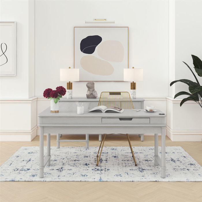 CosmoLiving by Cosmopolitan Selena L-Shape Lift Top Desk | Wayfair