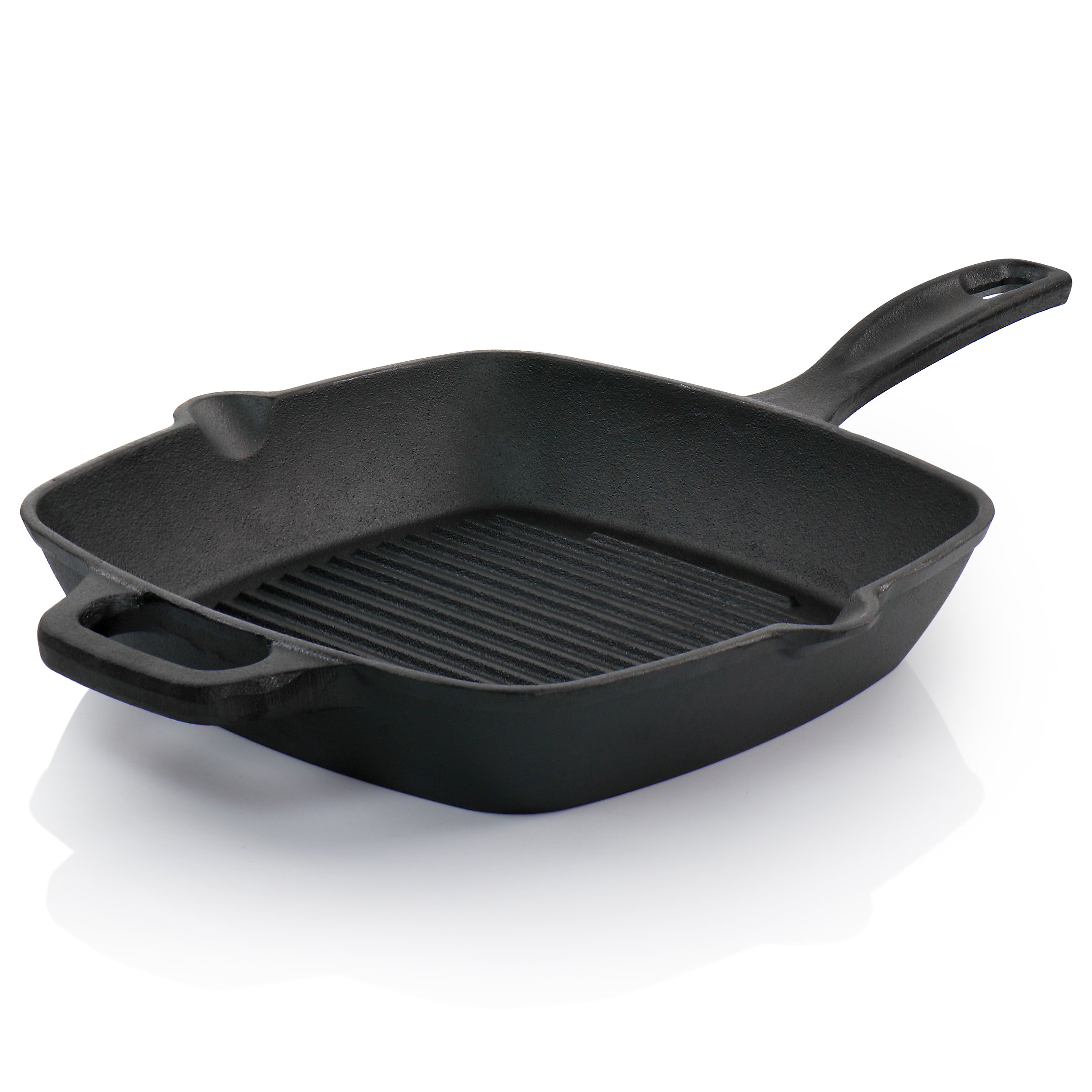 Oster Cast Iron Square Grill Pan Set | Wayfair